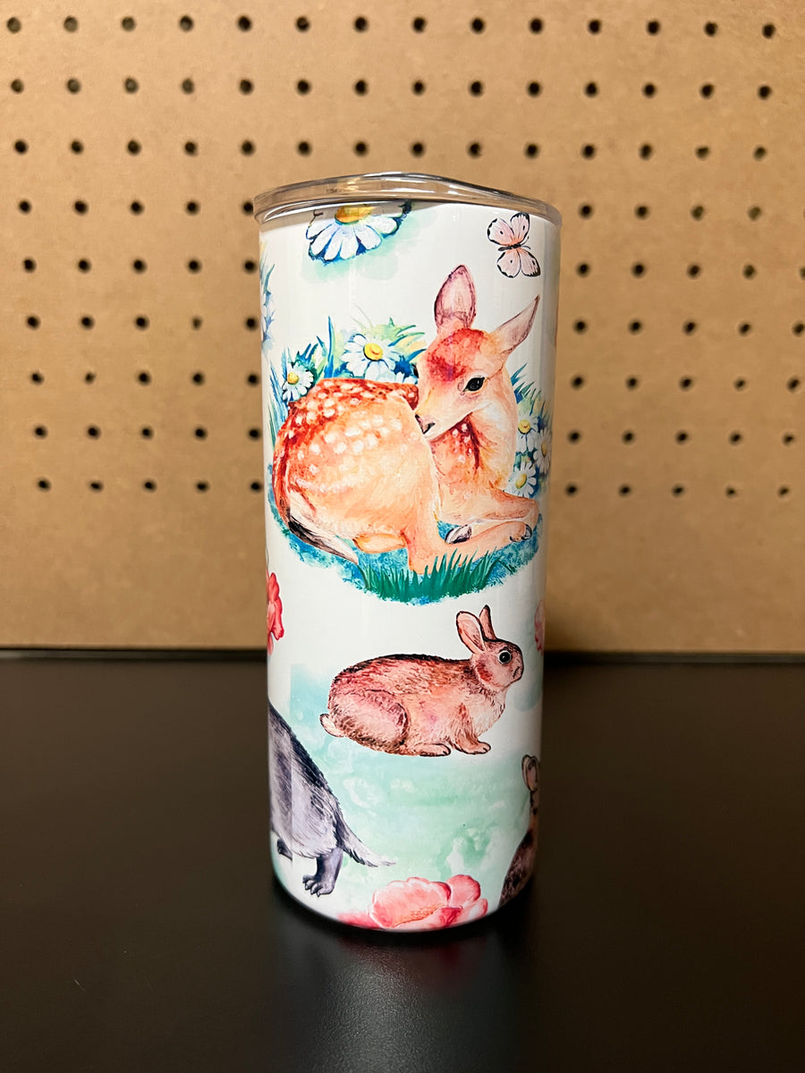 Forest Animals Tumbler – Simply Spare Time